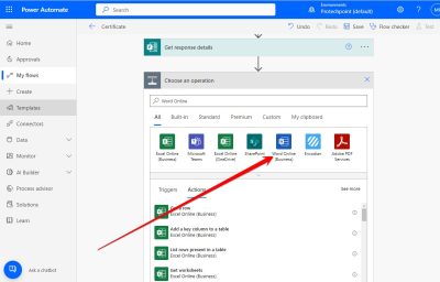 How To Populate a Word Document Template with Power Automate